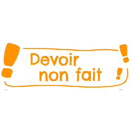 NIO School - Devoir non fait - shiny orange